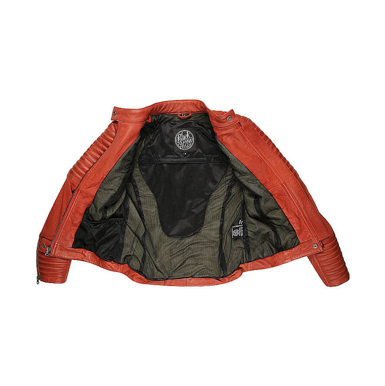 Black Arrow Moto | Wild & Free Perforated Leather Jacket - Peak Moto